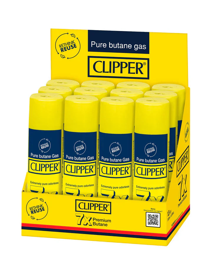 CLIPPER 7X PREMIUM BUTANE 300ML - 12CT – Cloudi Canada