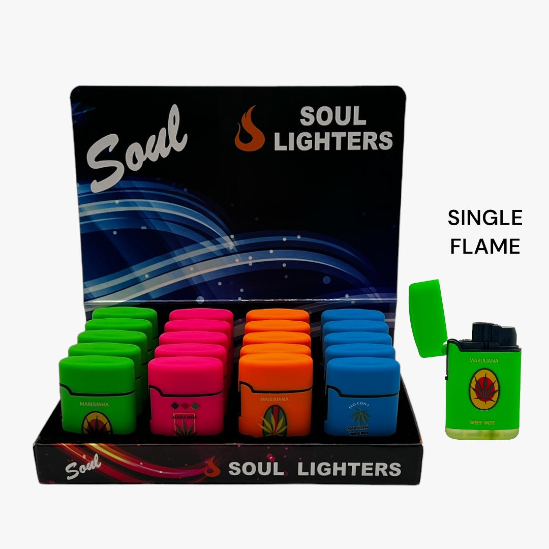 SOUL SINGLE FLAME LEAF TORCH / 20PCS PER DISPLAY – Cloudi Canada