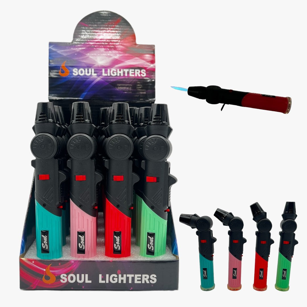 SOUL ADJUSTBLE TORCH 4 COLORS DISPLAY OF 20 – Cloudi Canada